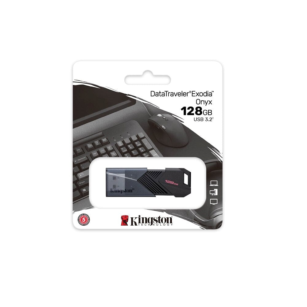 Pendrive Retráctil 128Gb Usb3.2 Onix Negro