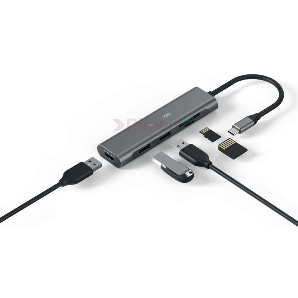 Hub Type C 5-1 3 Usb + Tf/Sd