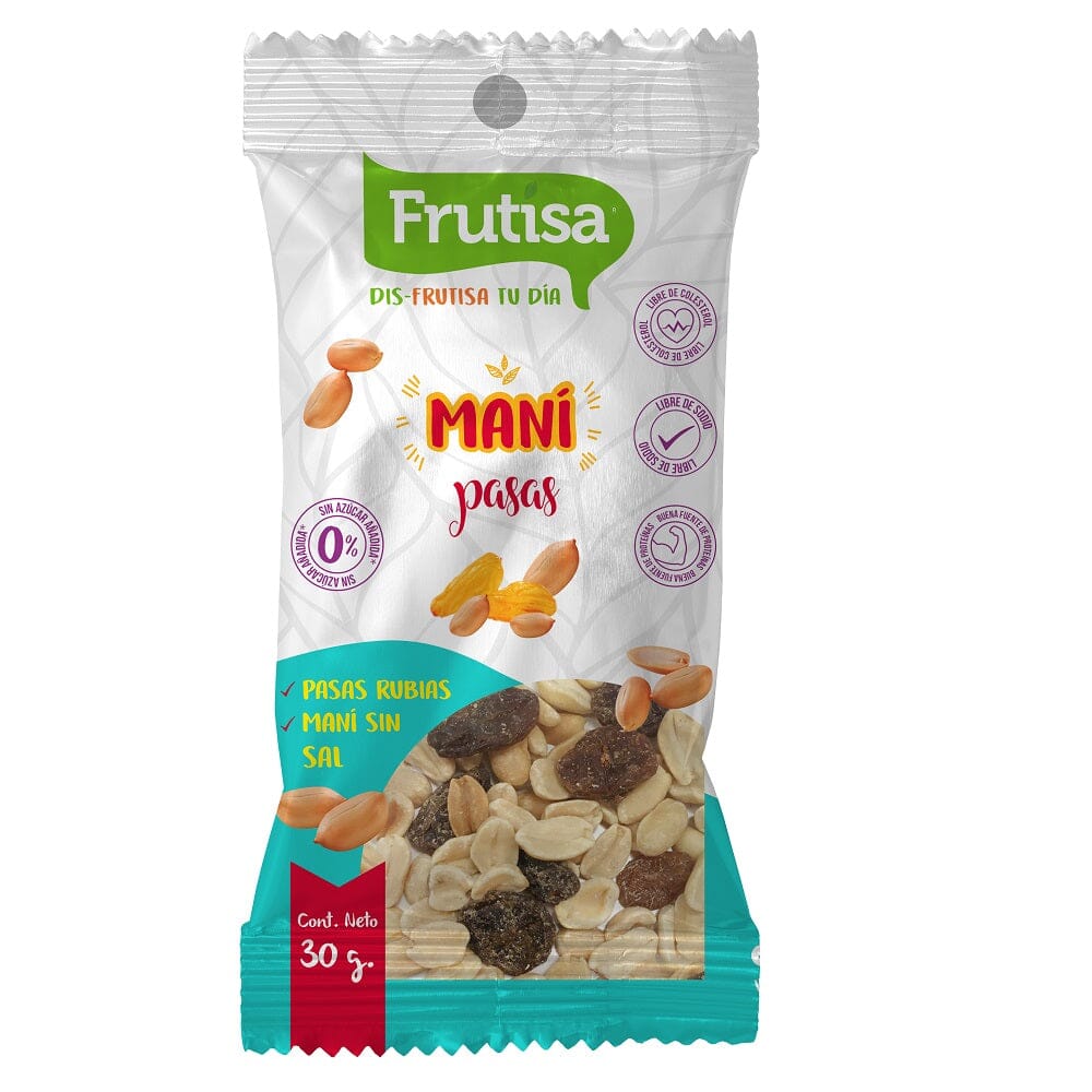 Maní Con Pasas 30 Gr