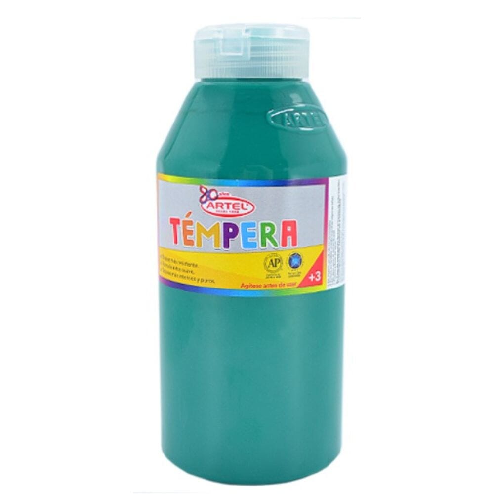 Tempera Verde Oscuro 500 Cc