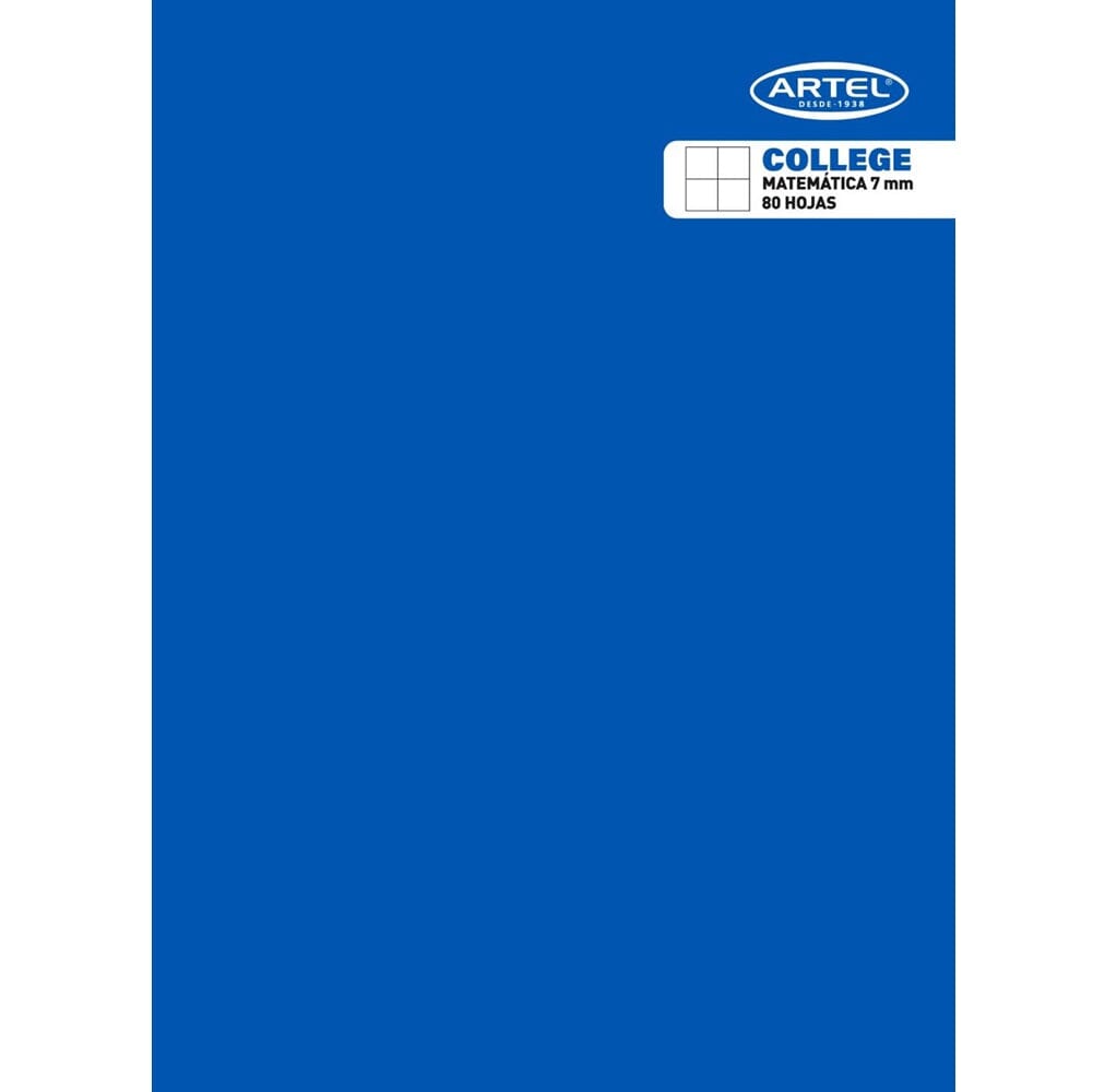 Cuaderno College 7mm 80 Hojas