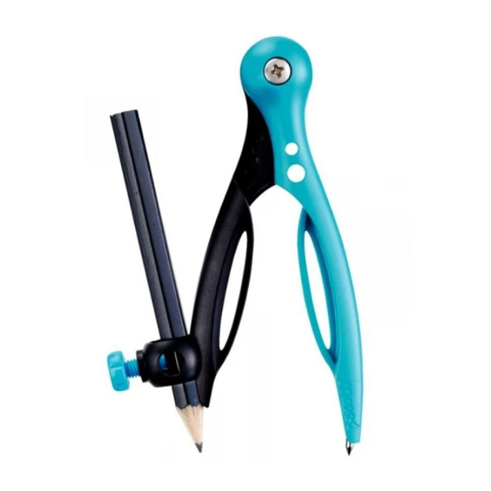 Compas Escolar Plástico Con Lápiz