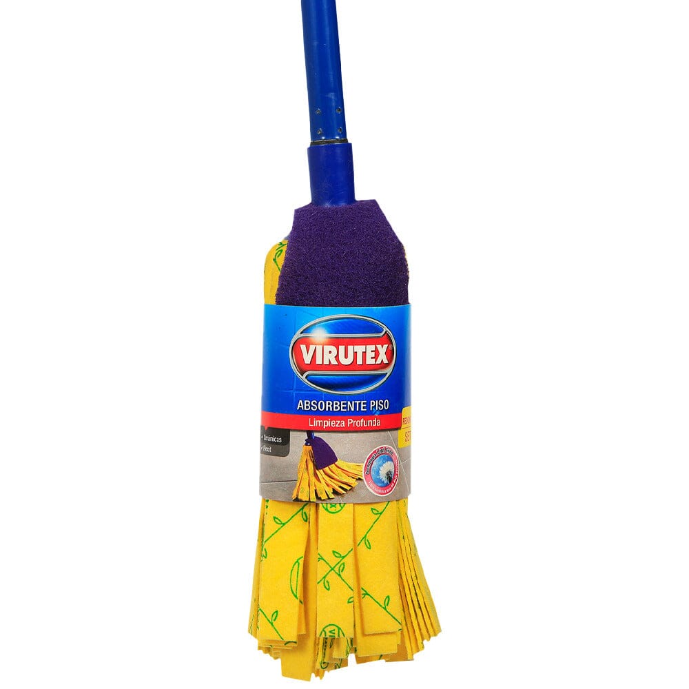 Mopa Redonda Completa Con Mango Atornillable